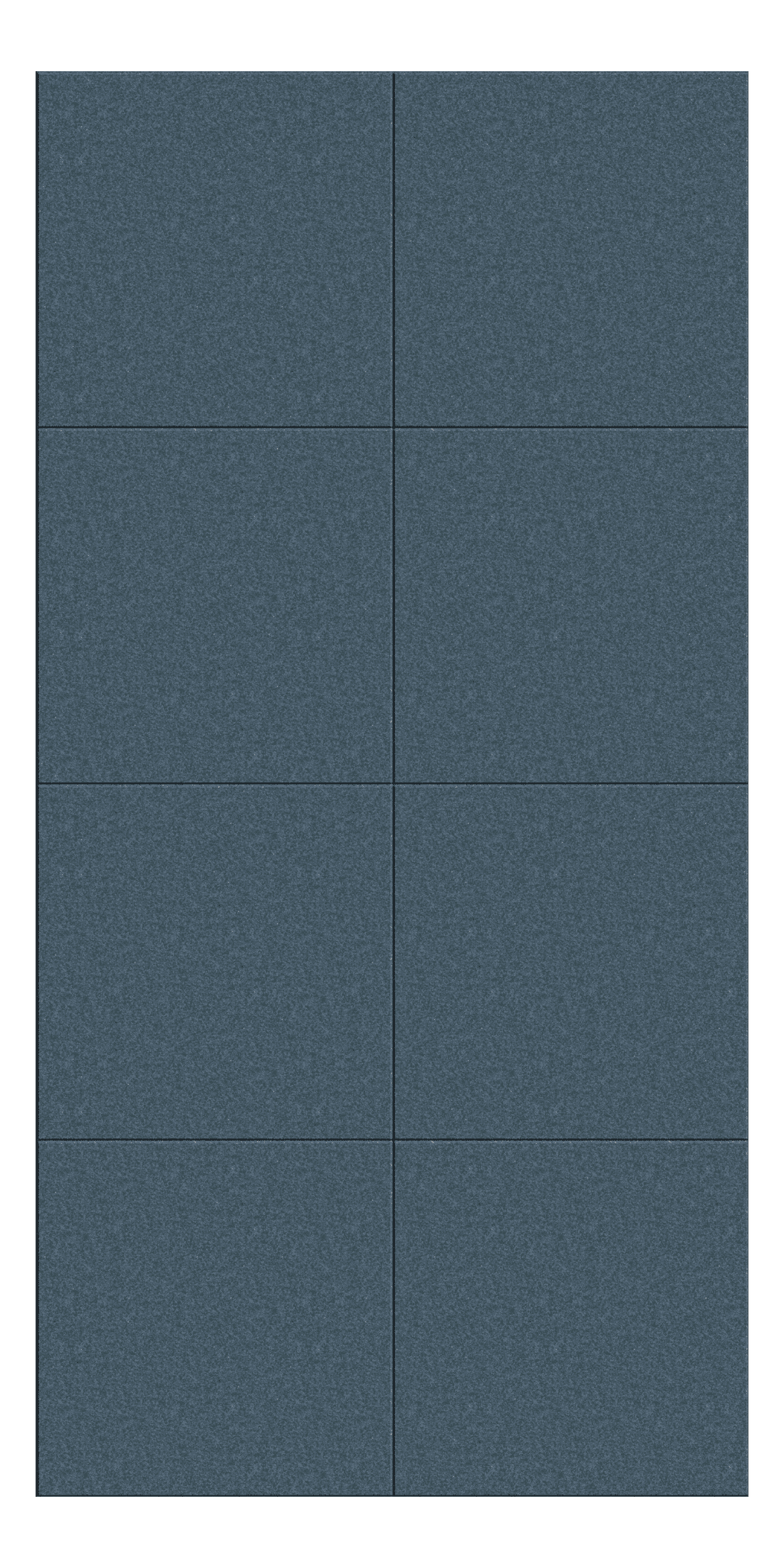 Panel Acoustic AutexUS Groove V6 DoubleSpaced Muralla - BIMcontent.com