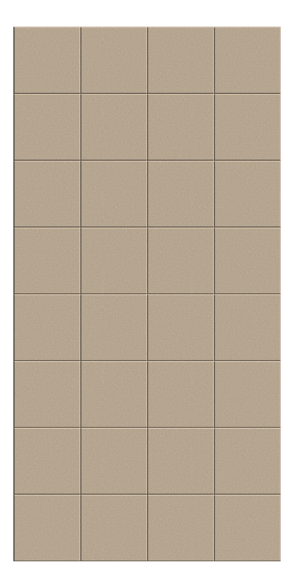 Panel Acoustic AutexUS Groove V6 TypicalSpaced Parthenon - BIMcontent.com