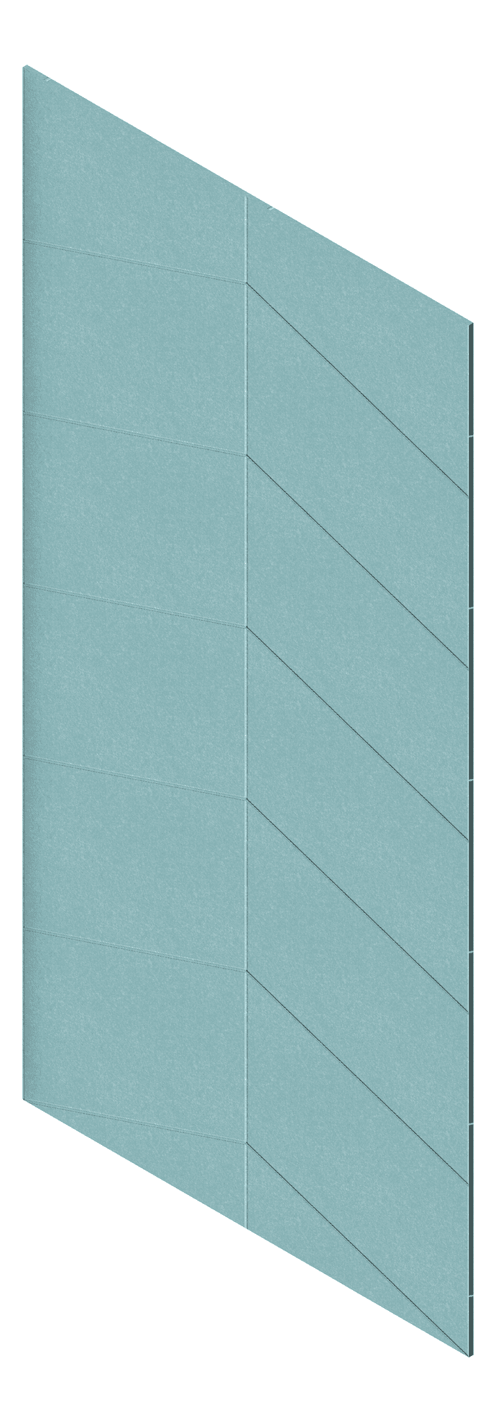 Panel Acoustic AutexUK Groove V4 DoubleSpaced FallingWater - BIMcontent.com