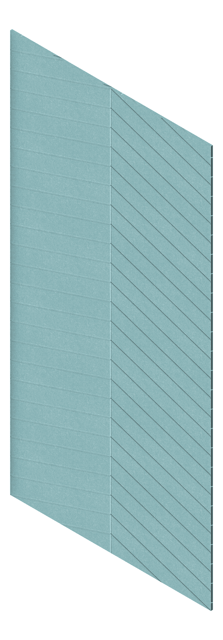 Panel Acoustic AutexUK Groove V4 HalfSpaced FallingWater - BIMcontent.com