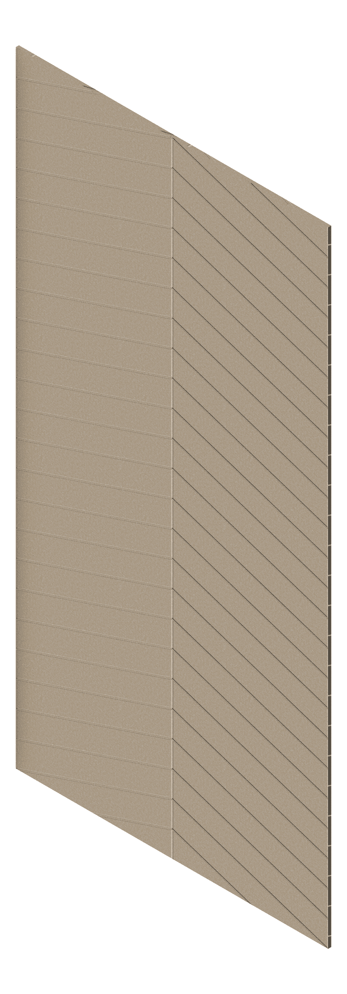 Panel Acoustic AutexUK Groove V4 HalfSpaced Parthenon - BIMcontent.com