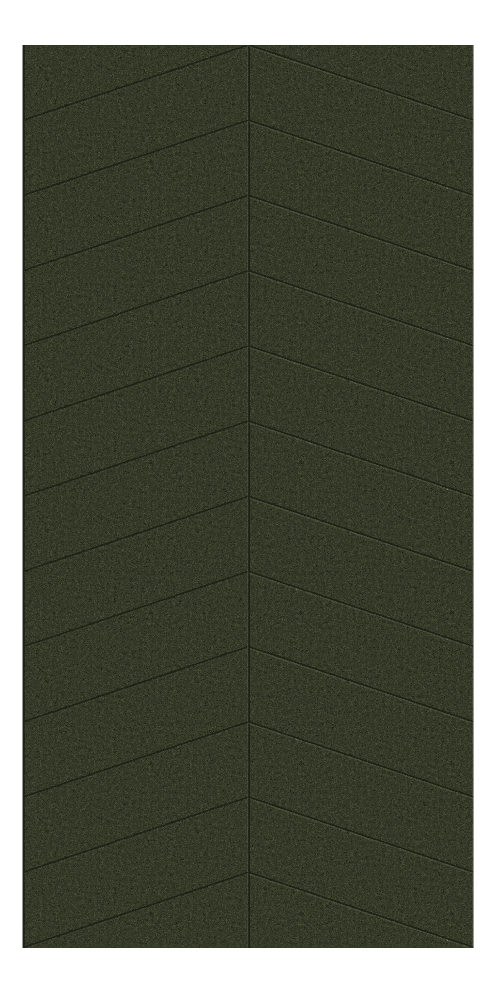 Panel Acoustic AutexUK Groove V4 TypicalSpaced Gherkin - BIMcontent.com