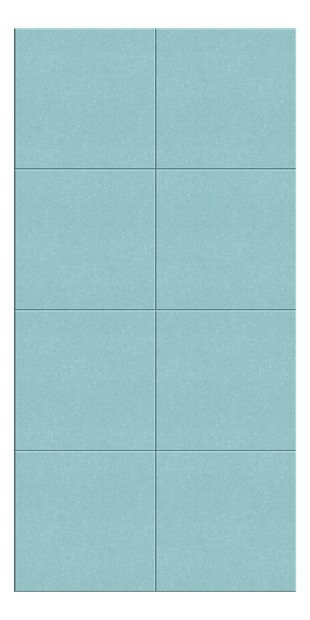 Panel Acoustic AutexUK Groove V6 DoubleSpaced FallingWater - BIMcontent.com