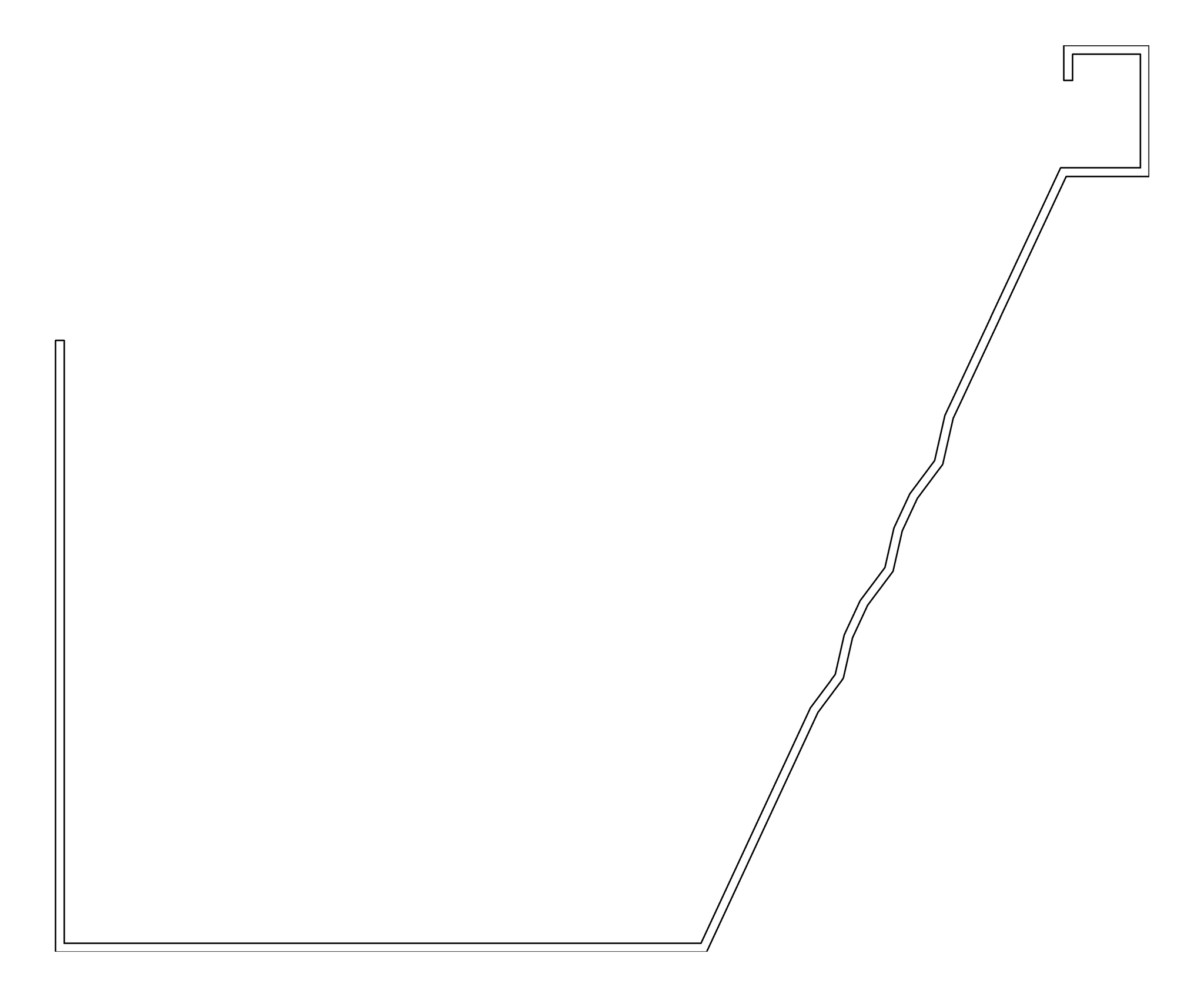 Profile Gutter Fielders Longline - BIMcontent.com