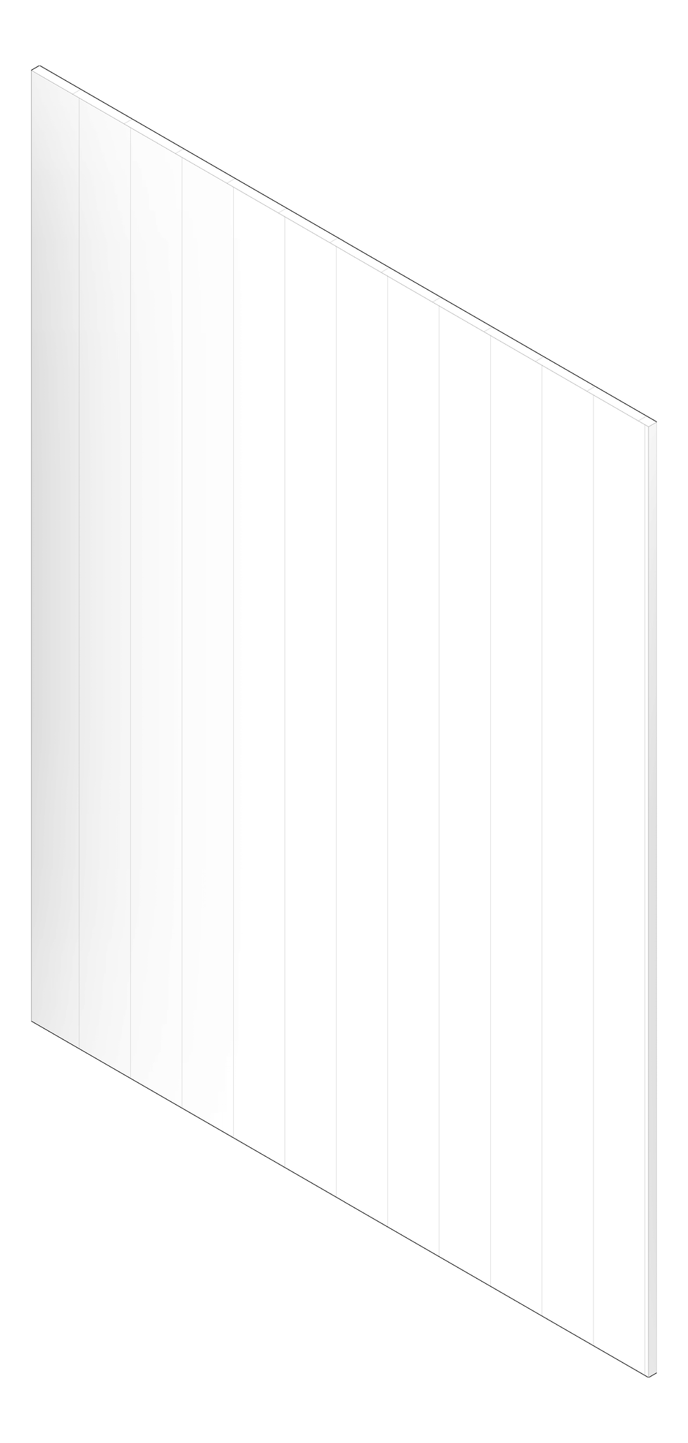 Panel Decorative Laminex Surround Batten75 Maximus - BIMcontent.com