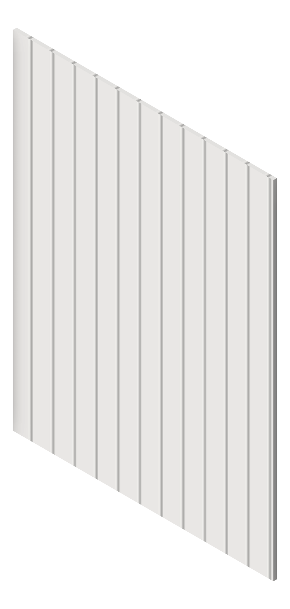 Panel Decorative Laminex Surround Batten75 Silkwort - BIMcontent.com