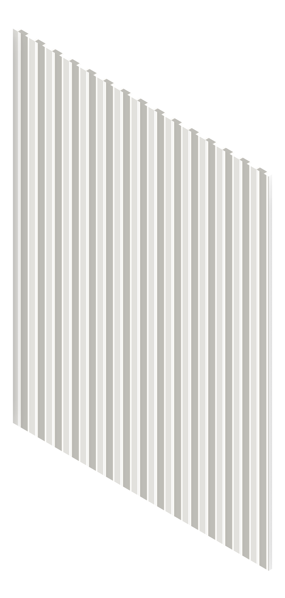 Panel Decorative Laminex Surround FrenchStripe30 NaturalWhite ...