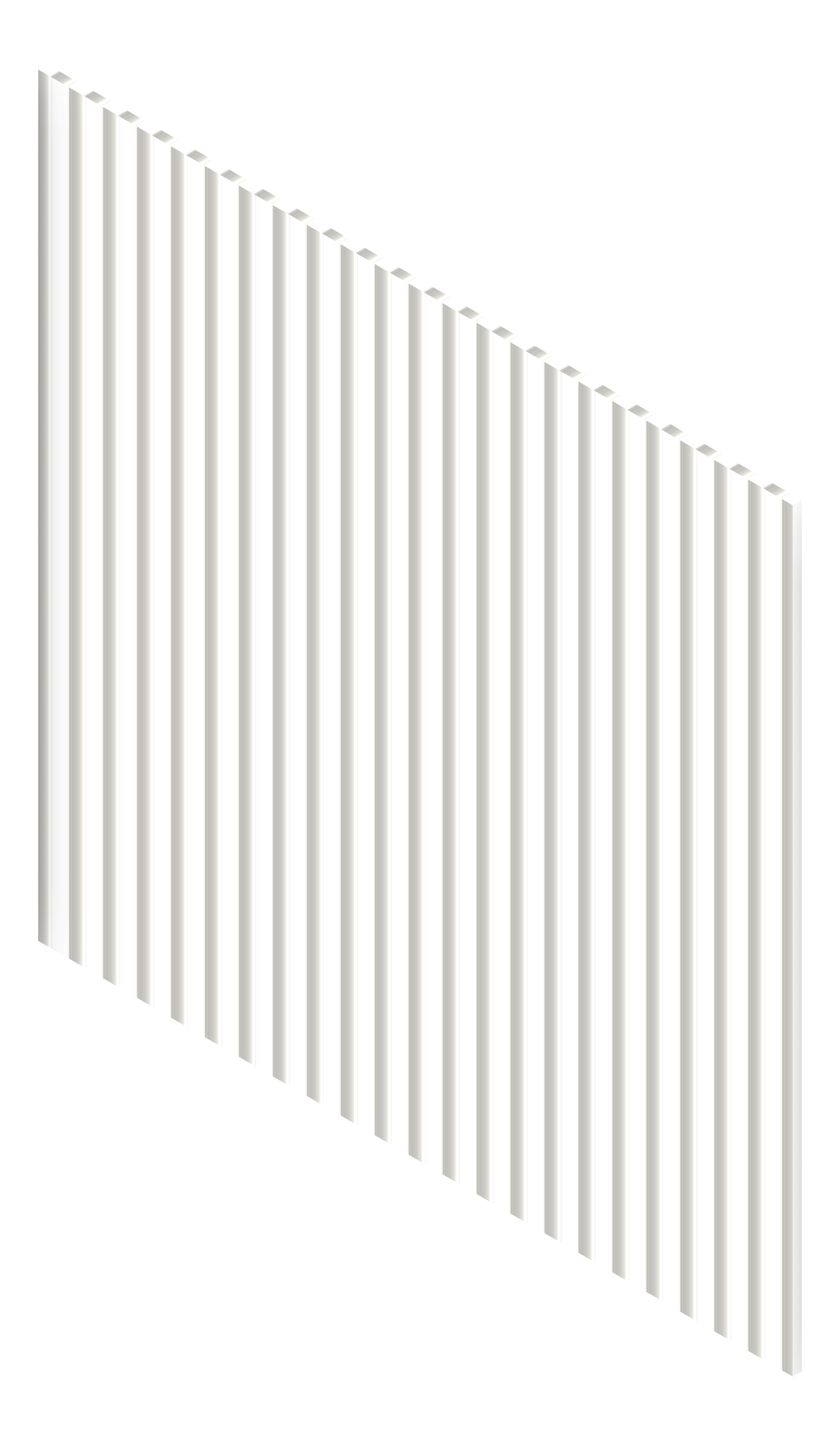 Panel Decorative Laminex Surround Scallop45 NaturalWhite - BIMcontent.com