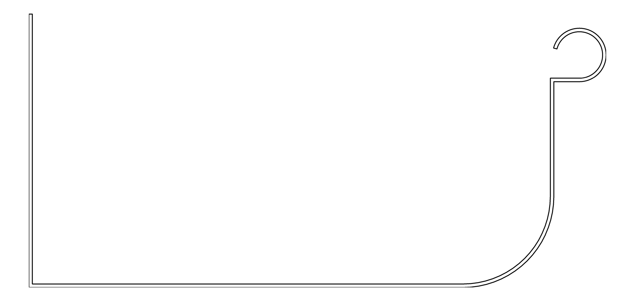 Detail Gutter Lysaght Quad LoFront - BIMcontent.com