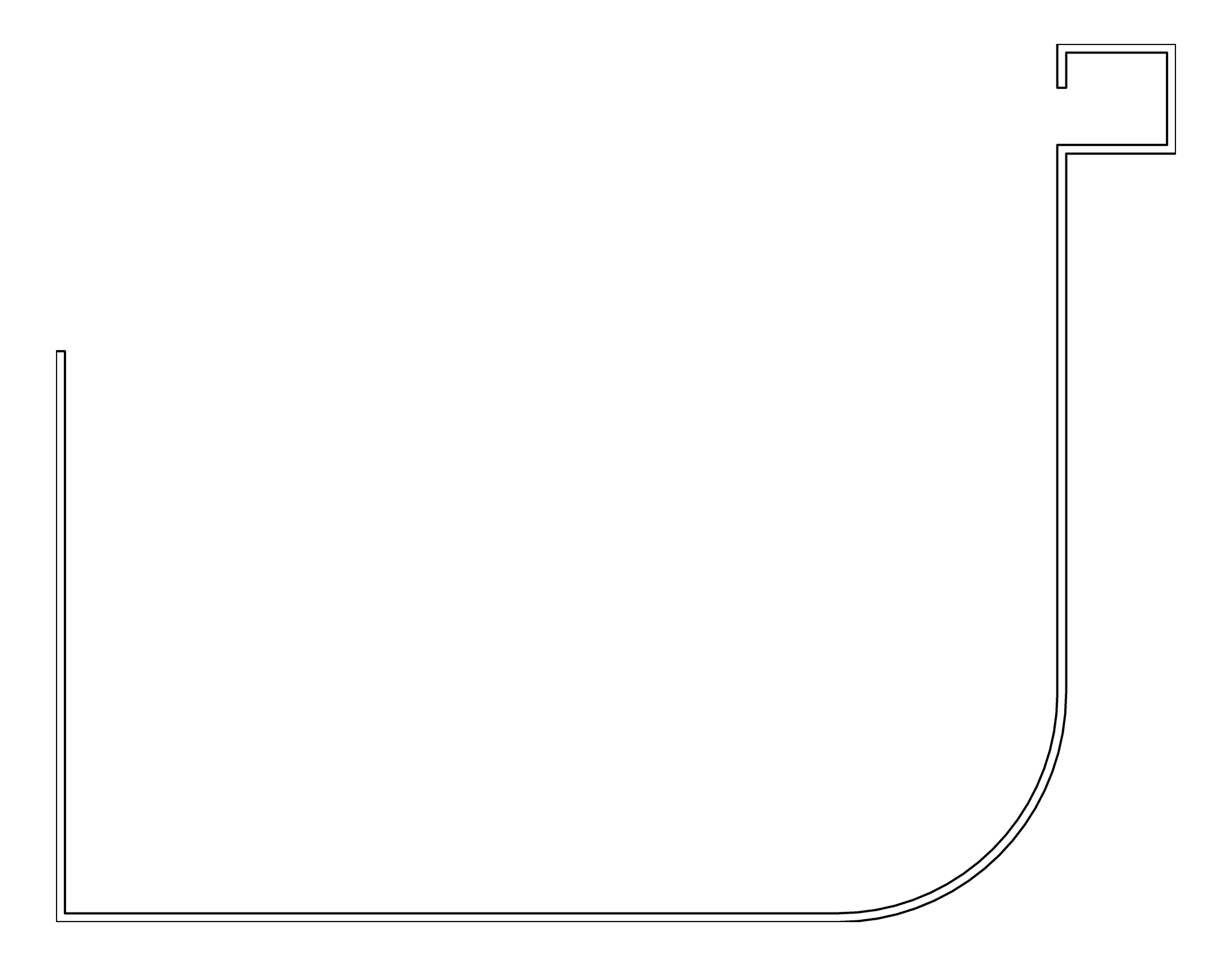 Profile Gutter Lysaght Quad SquareBead - BIMcontent.com