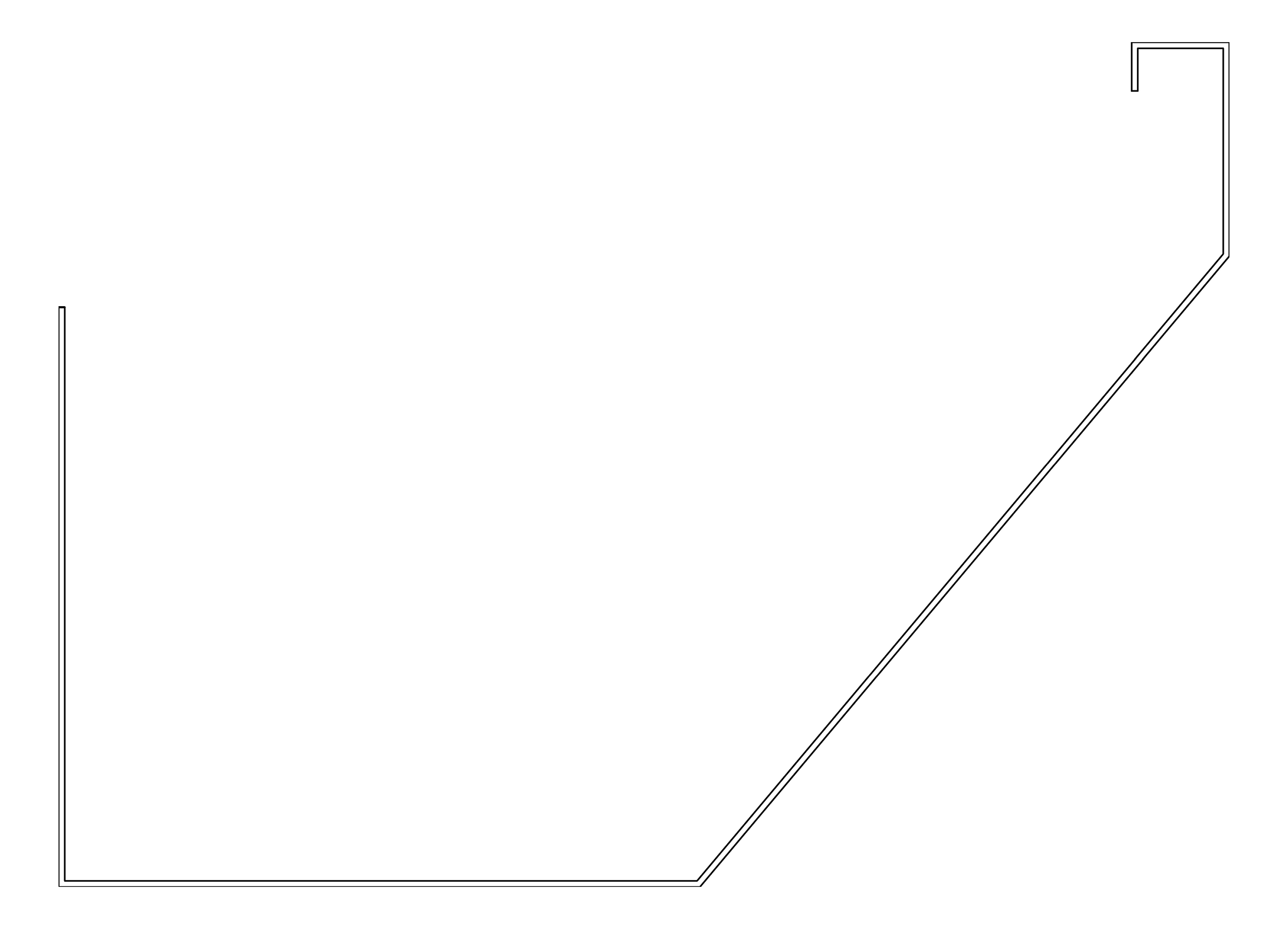 Detail Gutter Lysaght Shoreline - BIMcontent.com