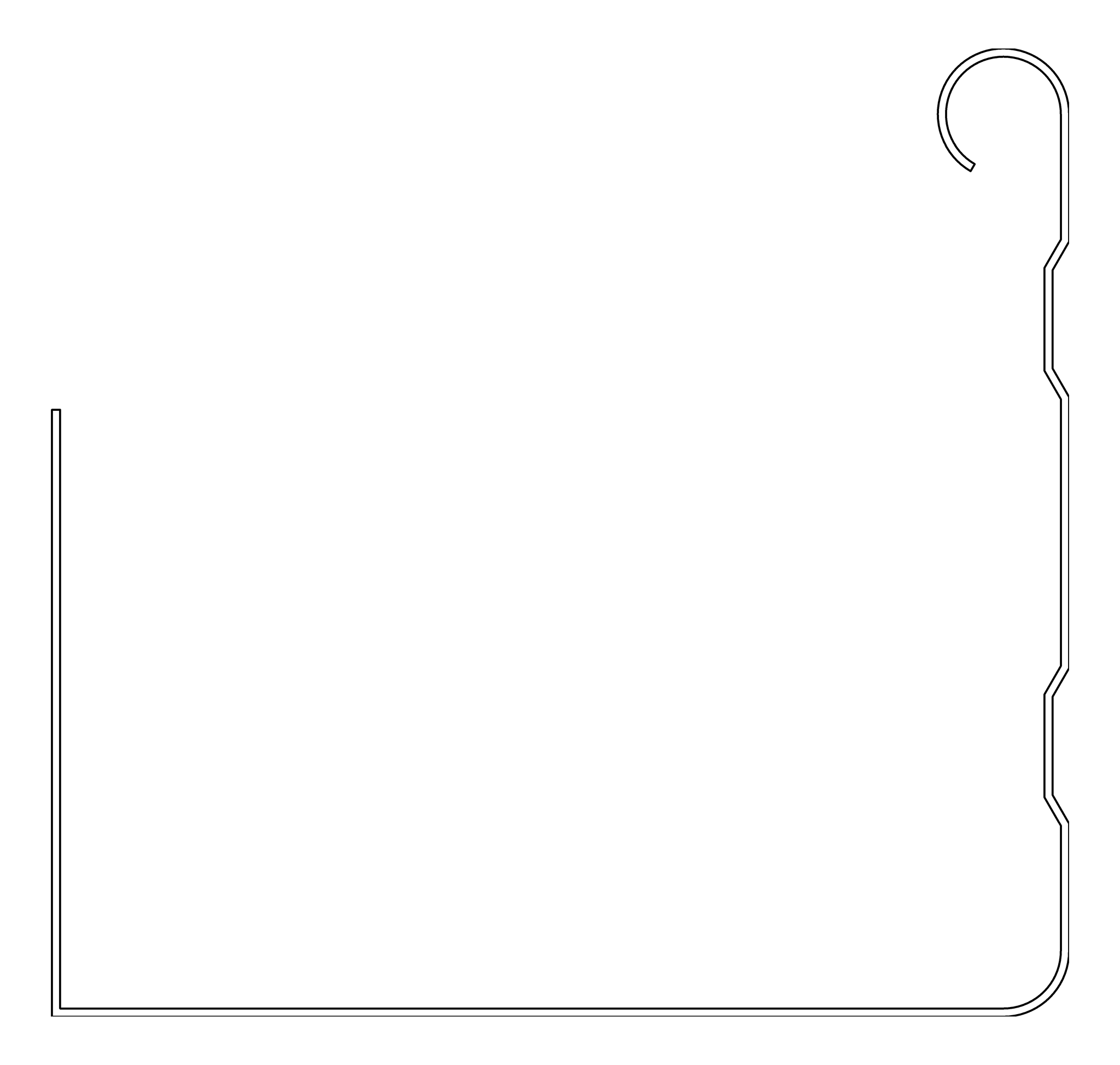 Detail Gutter Lysaght Trimline - BIMcontent.com