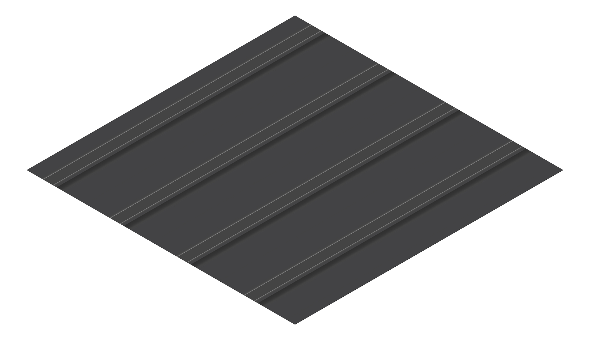 Metal SheetCladding Lysaght FlatDek MonumentMatt - BIMcontent.com