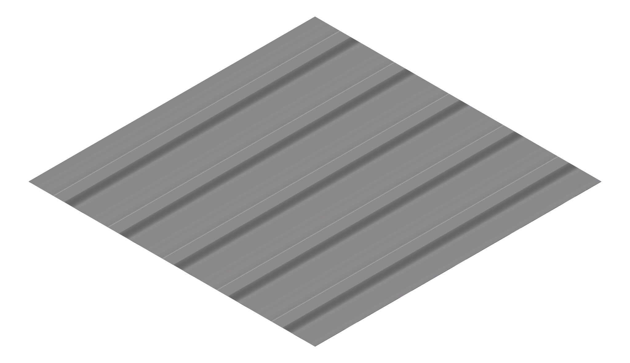 Metal SheetCladding Lysaght TrimDek BasaltMatt - BIMcontent.com