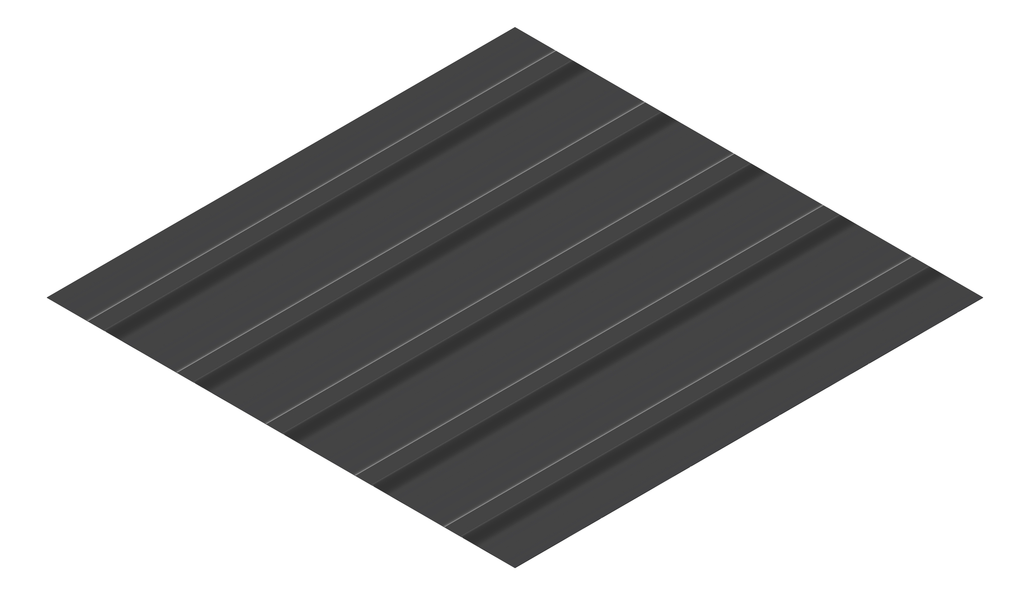 Metal SheetCladding Lysaght TrimDek MonumentMatt - BIMcontent.com