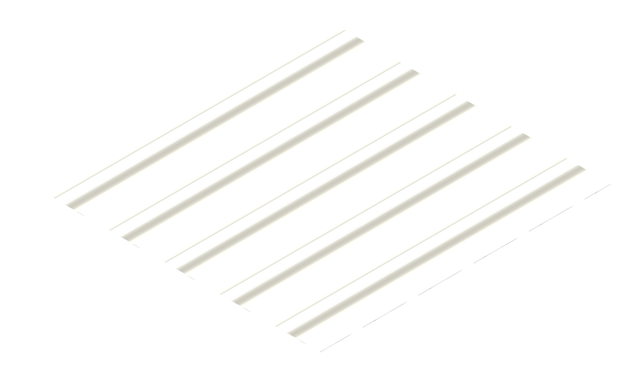 Metal SheetCladding Lysaght TrimDek Surfmist - BIMcontent.com