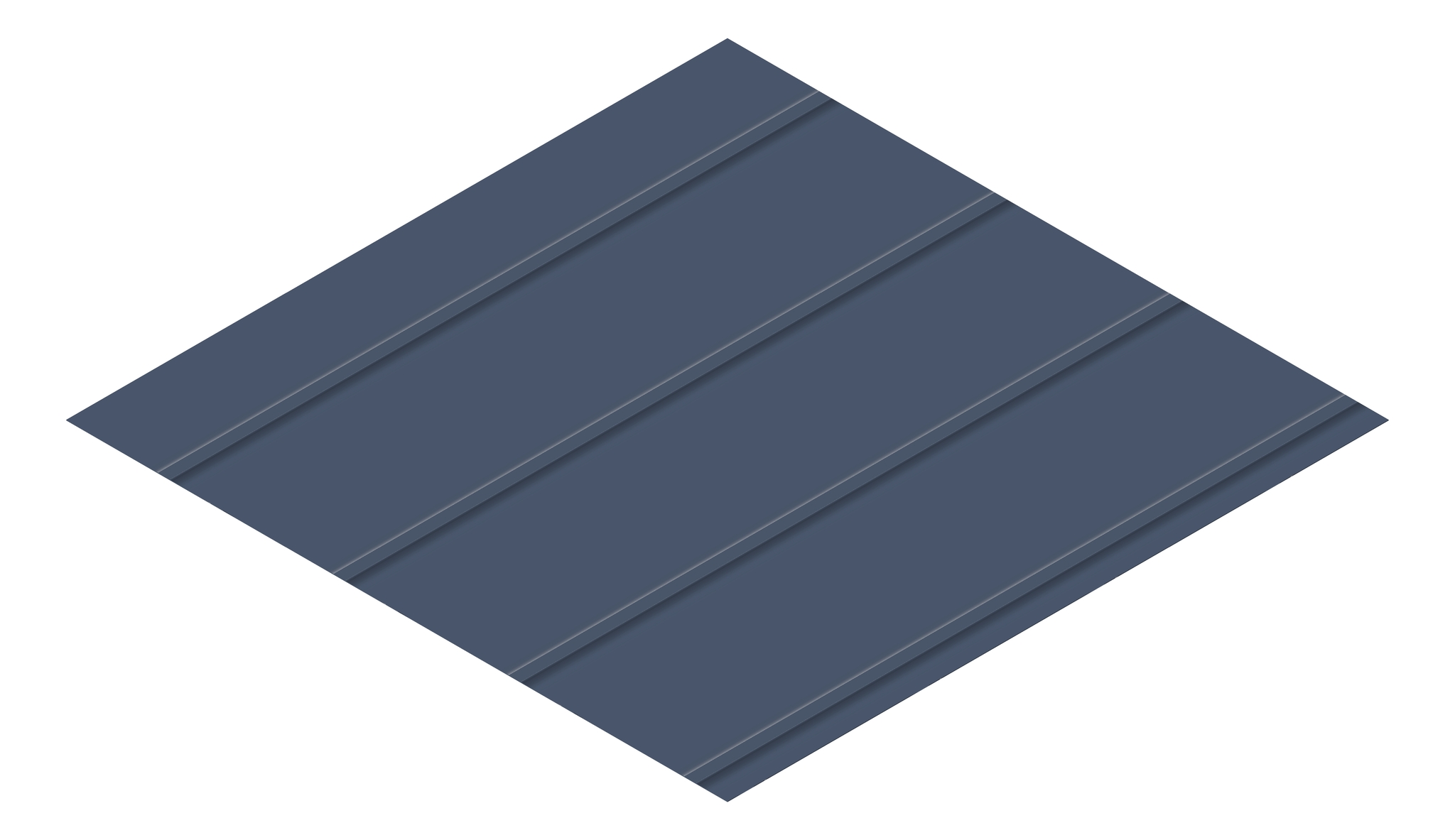 Metal SheetCladding Lysaght Zenith Enseam265 DeepOcean - BIMcontent.com