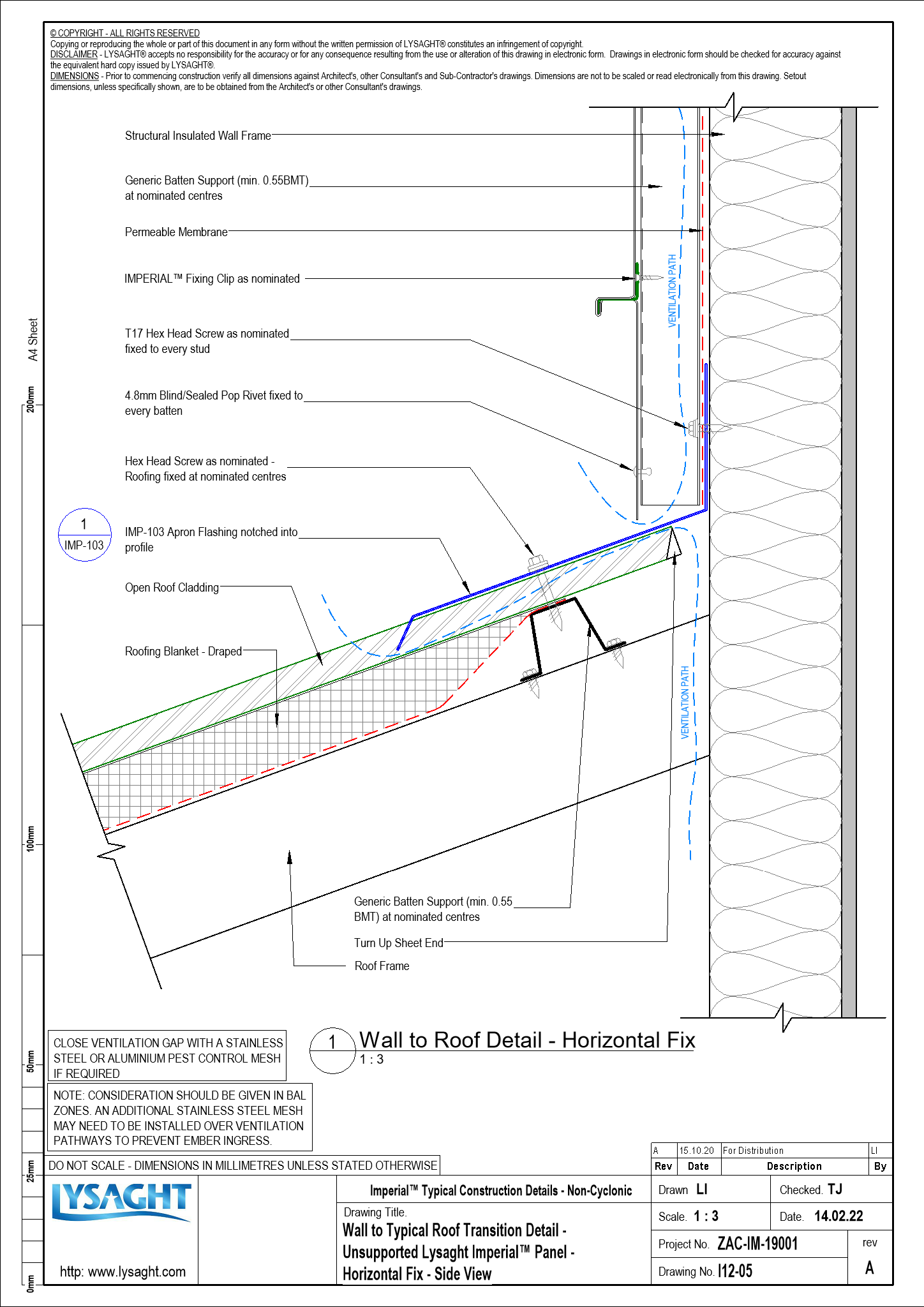 IMP-200 - Lysaght Imperial™ - External Corner Over Flashing ...